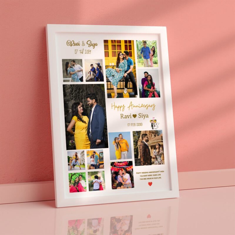 Customised Photo collage frame for Birthday ,Anniversay - Vignette Store