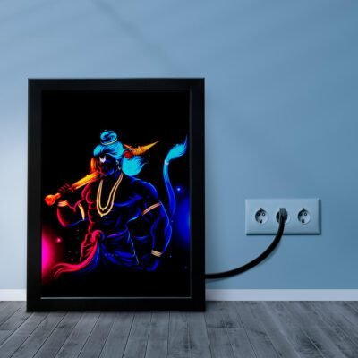 Shri Hanuman ji Led frame-1 - Vignette Store
