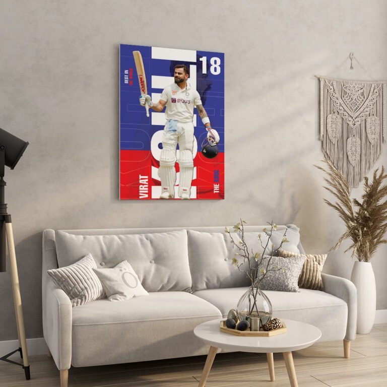 Virat kohli The King Wall Art Frame - Vignette Store