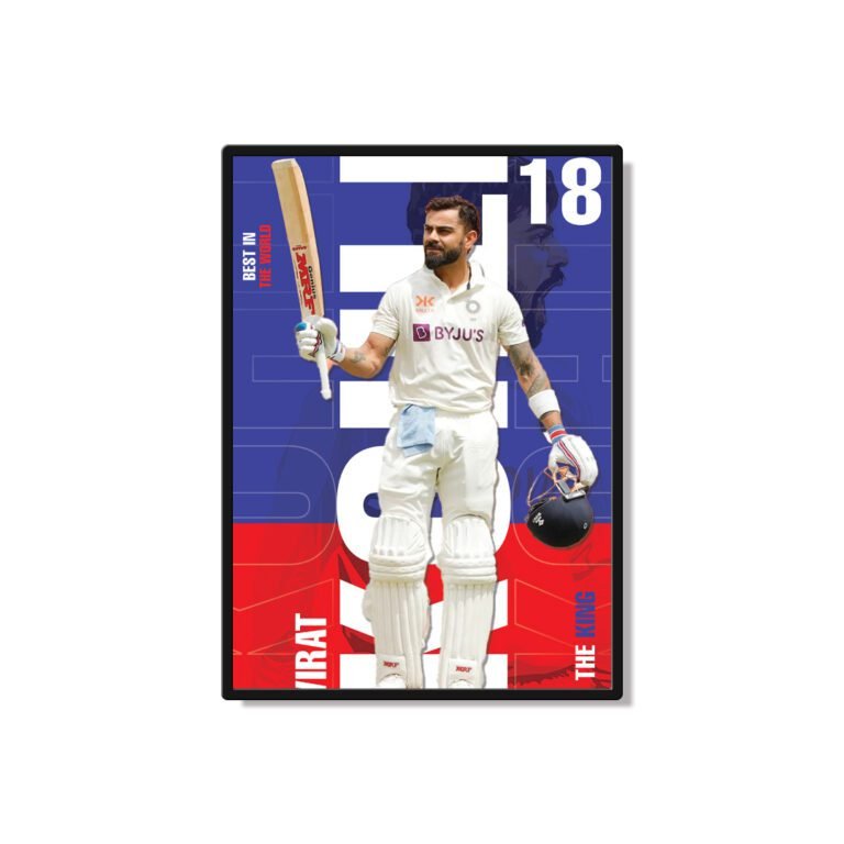 Virat kohli The King Wall Art Frame - Vignette Store
