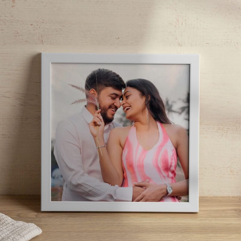 Square White Photo Frame | Elegant & Modern Home Décor