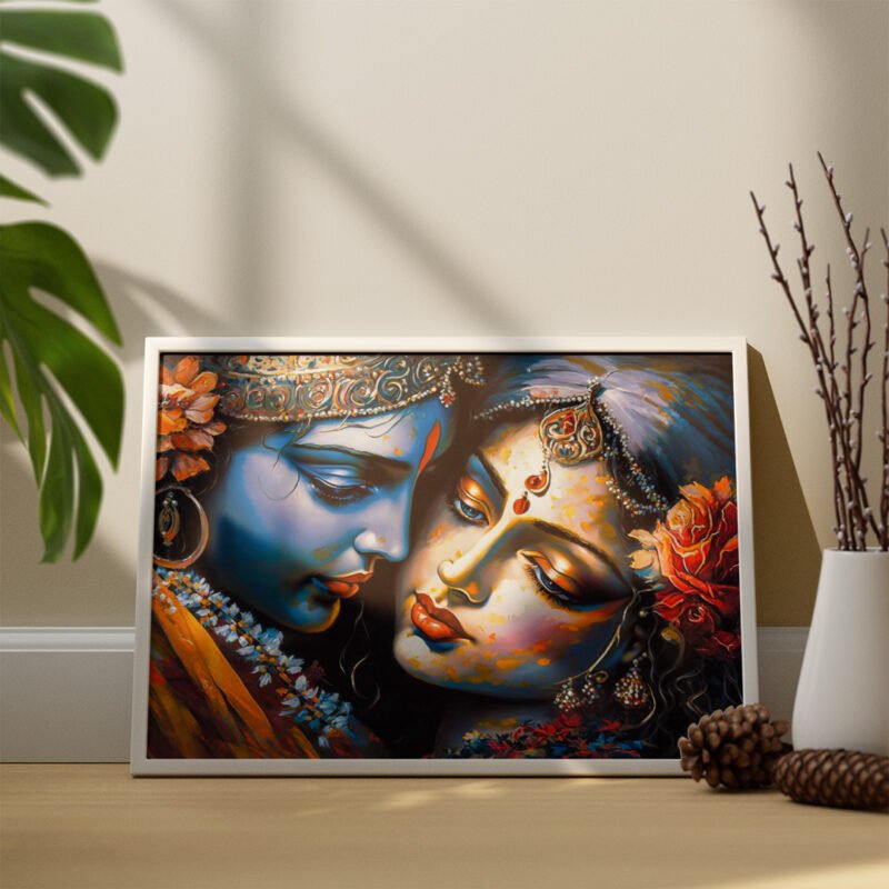 Lord Radha ji Krishan Home Art Painting - Vignette Store