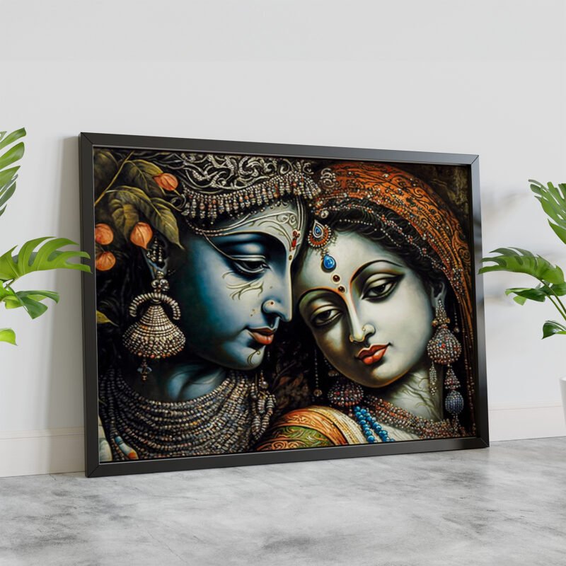 Lord Radha ji Krishan ji Home Arts Painting - Vignette Store