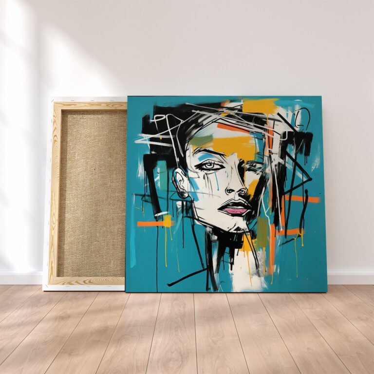 Modern Art Women Face wall Décor paintings - Vignette Store