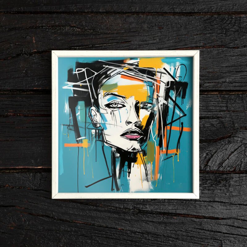 Modern Art Women Face wall Décor paintings - Vignette Store