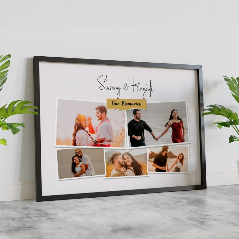 Personalised Couple Collage Frame - Vignette Store