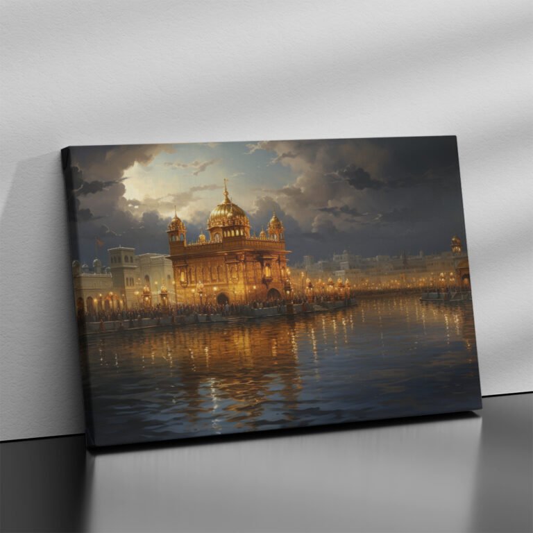 Historical Golden Temple Wall Art Paintings - Vignette Store
