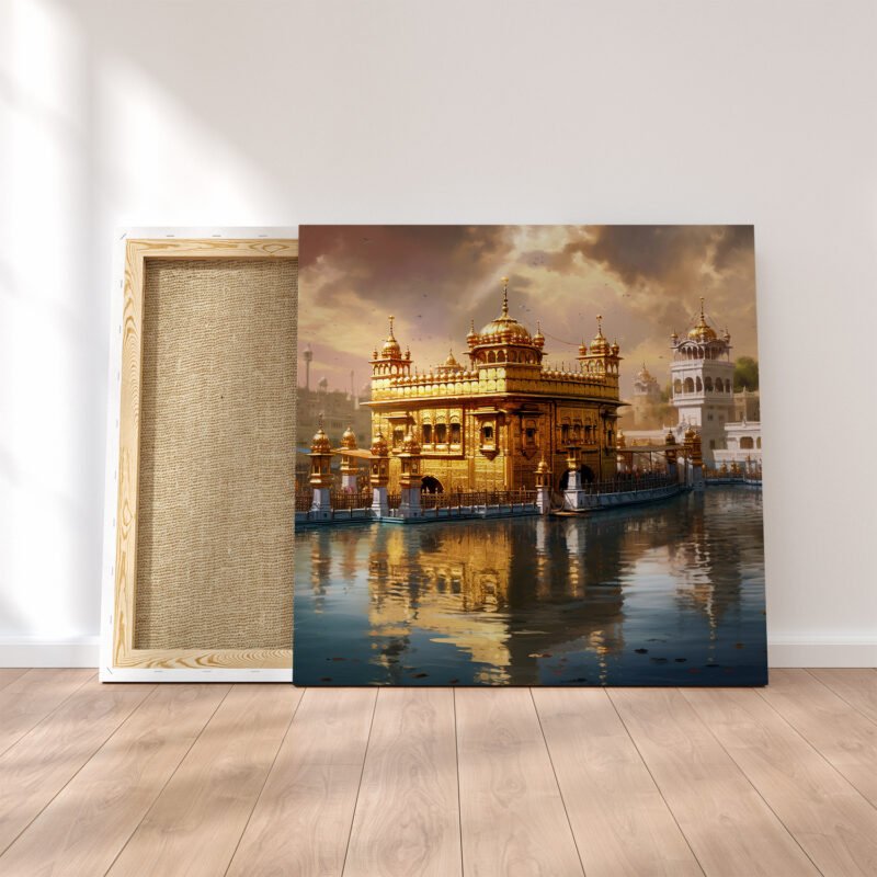 Sunrise Golden Temple Wall Arts Paintings - Vignette Store