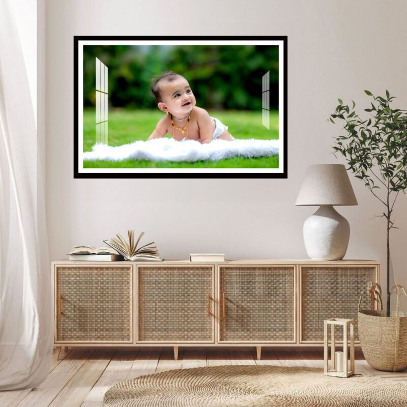 Buy Frameless Acrylic Photo Frame with Border - Vignette Store